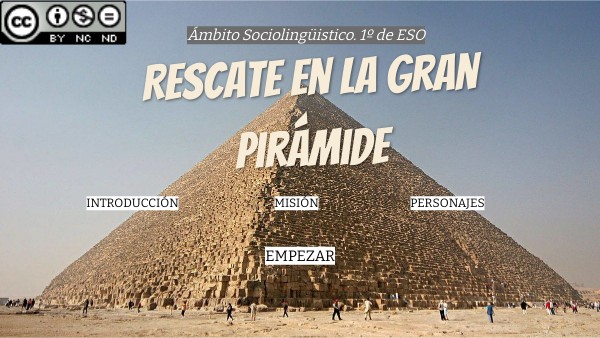 Escape de la Gran Pirámide | Genially