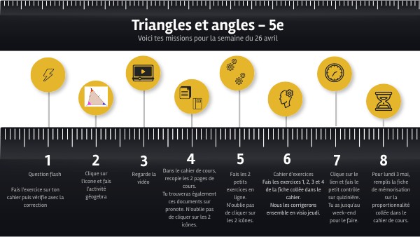 Triangles et angles - 5e | Genially