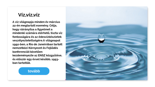 Víz világnapja | Genially