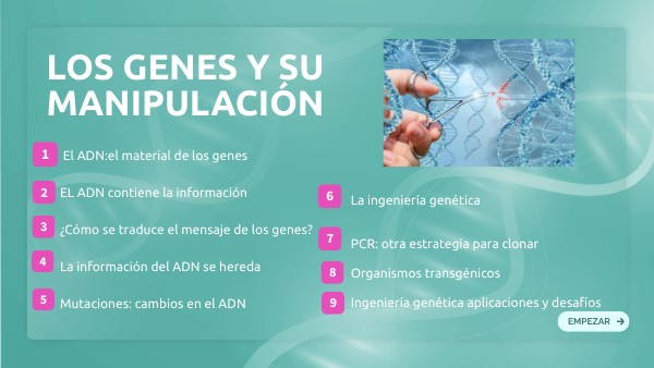 LOS GENES Y SU MANIPULACIÓN | Genially