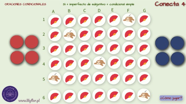 Conecta 4 - las oraciones condicionales II | Genially