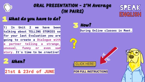 Oral Presentation 3°M | Genially
