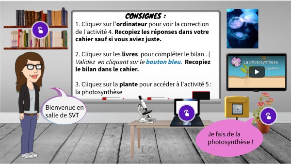 Classe virtuelle n°3 5ème | Genially