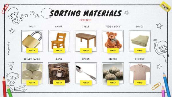 Sorting Materials | Genially