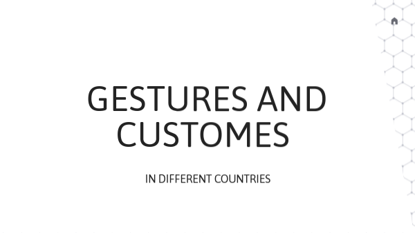 gestures
