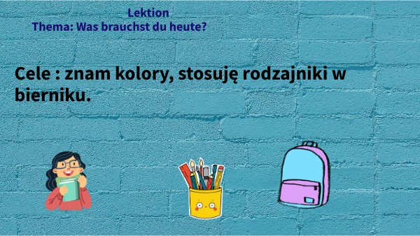 Schulsachen | Genially