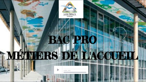 BAC PRO METIERS DE L'ACCUEIL | Genially