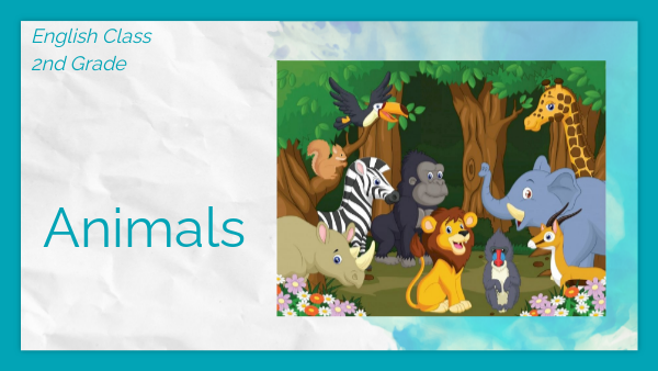 Animals 3 - 2nd grade