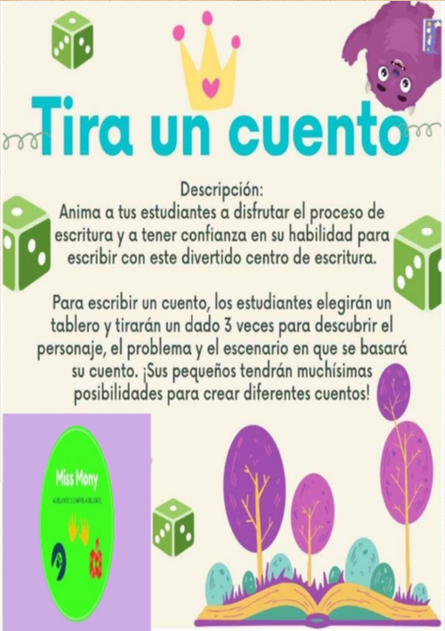 Creando cuentos con ayuda de un dado