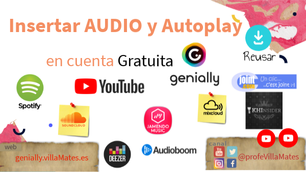 Reutilizable Audio y Autoplay Cuenta Gratuita | Genially