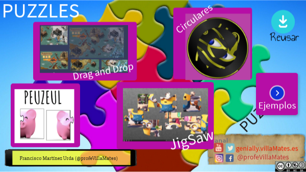 Reutilizable Tipos de PUZZLES | Genially