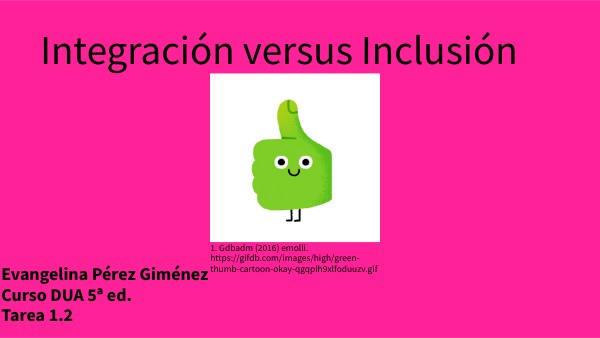 Integración versus Inclusión