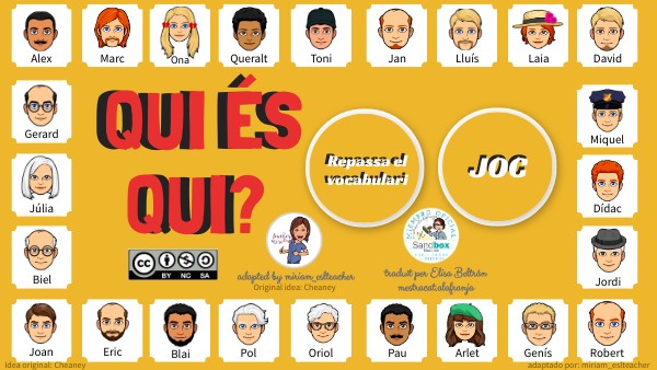 LLENGUA: QUI ÉS QUI? | Genially