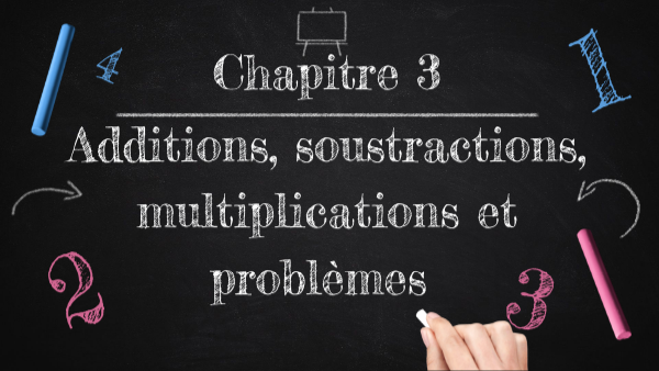 Chap 3 Additions soustractions multiplications et problémes | Genially