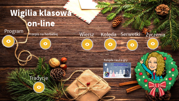 Wigilia kl. 2a on-line | Genially