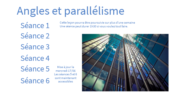 5° angles et parallélisme copie | Genially