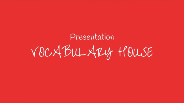 house vocabulary | Genially