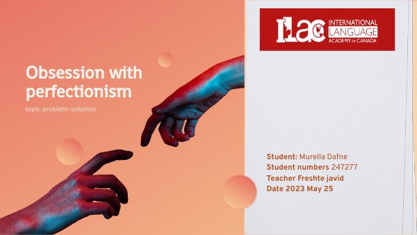 obsession with perfection