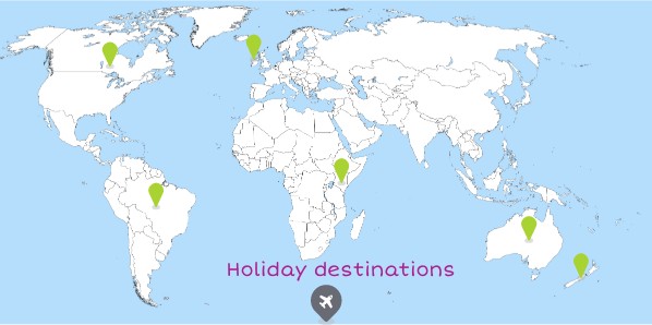 Holiday destinations 2