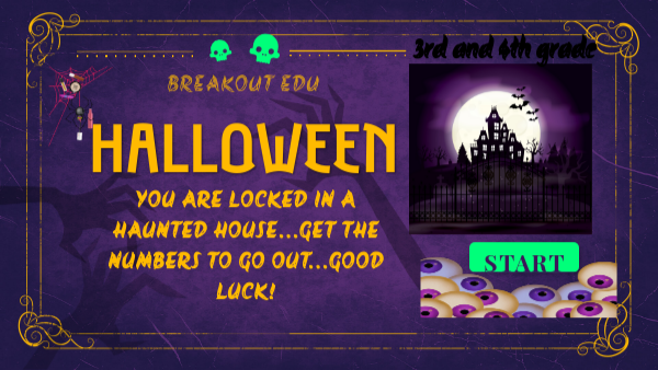 3 and 4 HALLOWEEN BREAKOUT