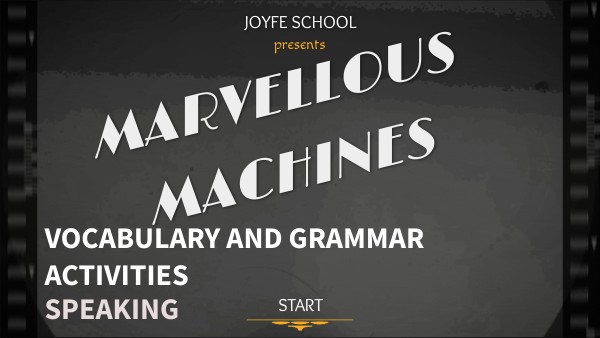 REVIEW UNIT 6: MARVELLOUS MACHINES | Genially