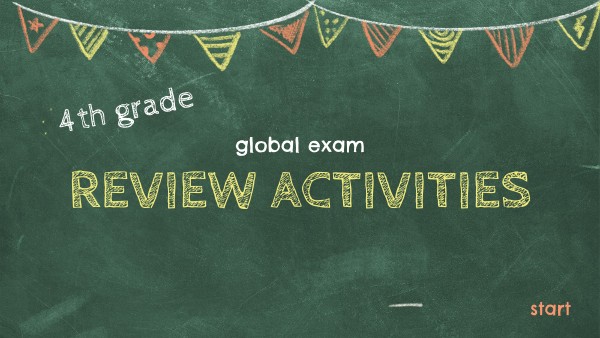 4th grade revision tasks(global exam)