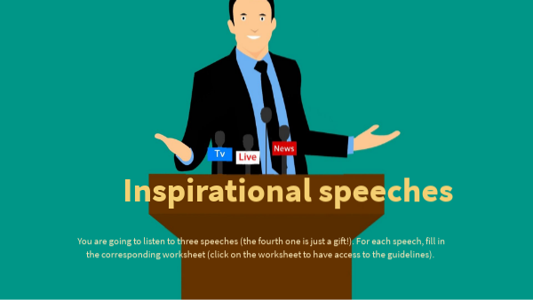 Inspirational speeches | Genially