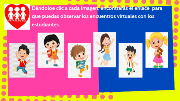 Enlaces para las clases virtuales