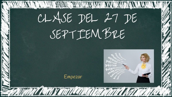 Curso B2 académico cuarta semana 27 de septiembre de