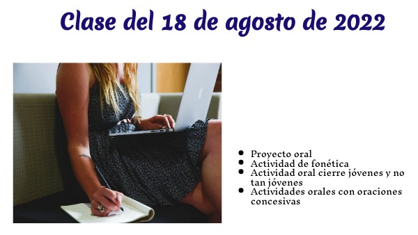 B2+ Ian 18 de agosto de 2022 | Genially