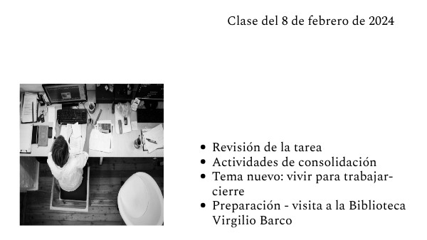 Laura y Stan B2+ segunda semana vivir para trabajar 8 de feb. | Genially