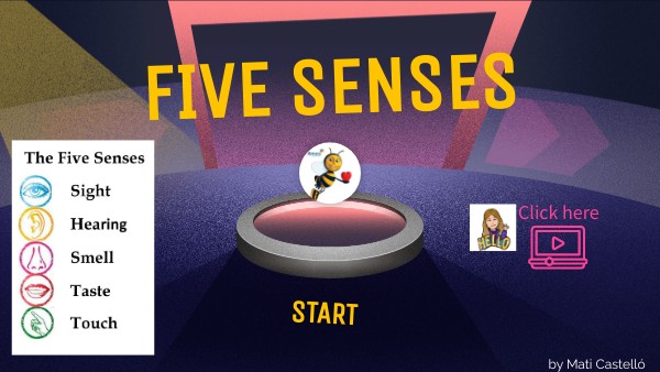 Five senses 1st | Genially
