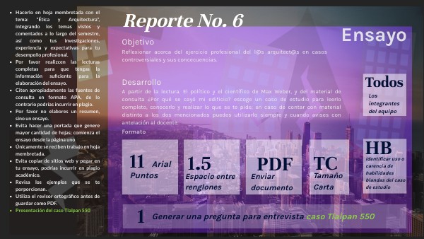 Reporte No. 6