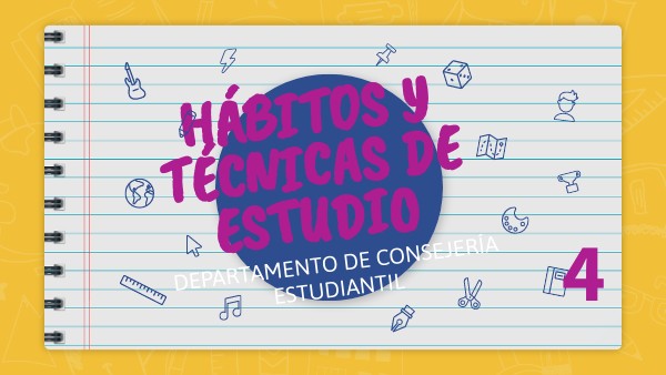 HÁBITOS DE ESTUDIO 4 | Genially