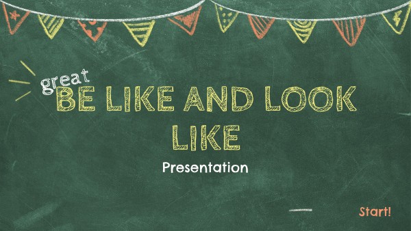 ANIMATED CHALKBOARD PRESENTATION | Genially