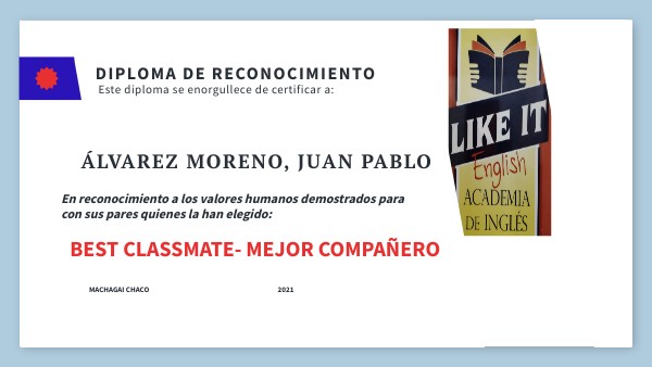 CERTIFICADO DIAGONAL