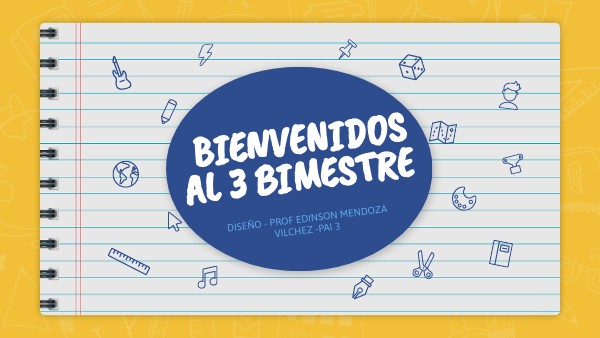 DISEÑO 3ER BIMESTRE