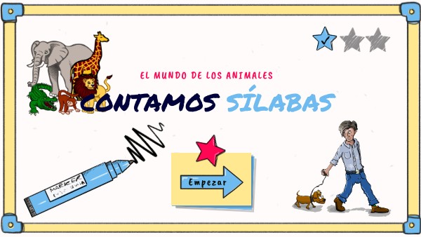 CONTAMOS SÍLABAS - NOMBRE DE ANIMALES | Genially