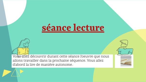 préparation lecture séquence 4 VH | Genially