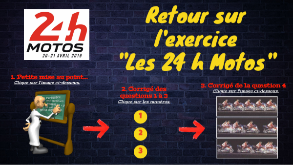 Les 24 h Motos | Genially