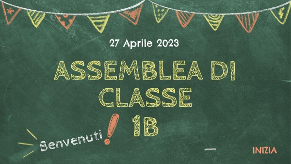 assemblea classe prima B | Genially