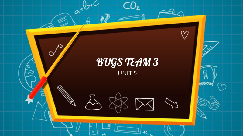 BUGS TEAM 3 - UNIT 5 LESSON 1 | Genially