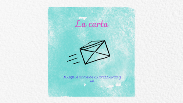 La carta | Genially