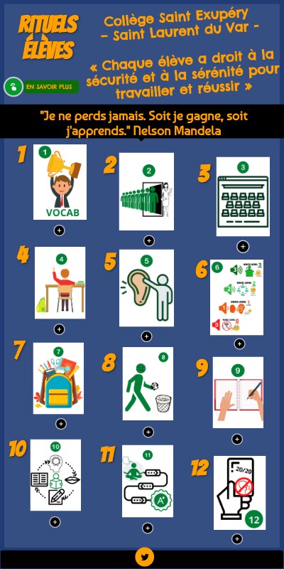 Rituels élèves Clg St-Ex