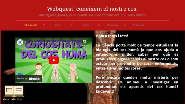 WebQuest cos humà Ripo