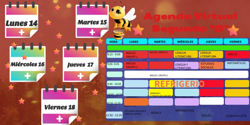 Agenda Segundo B | Genially