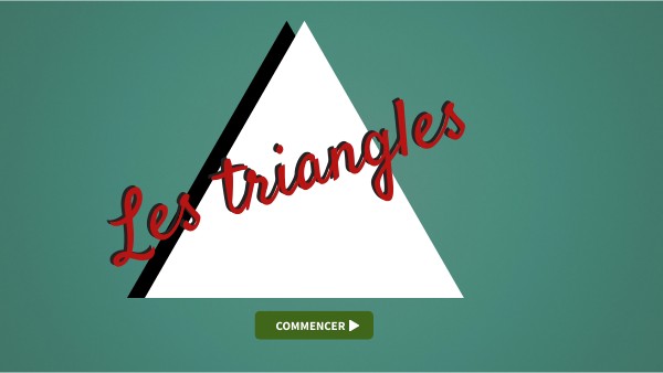 Définition et vocabulaire sur les triangles | Genially