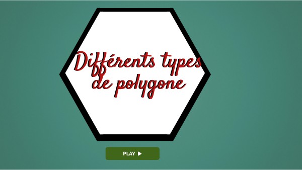 cours: diff types de polygones