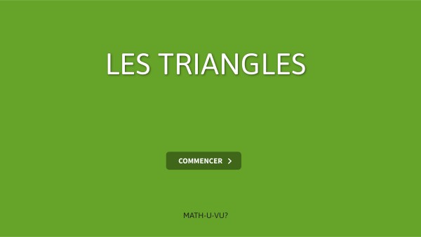 Les triangles