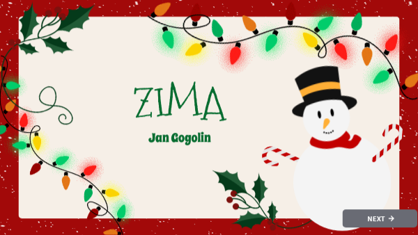 Zima | Genially